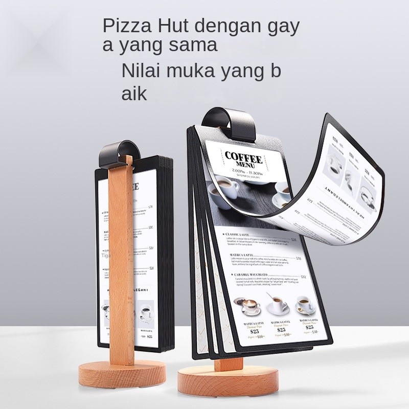 Dining Table Stand Price List Loose-leaf Menu Display Card Wine Card ...