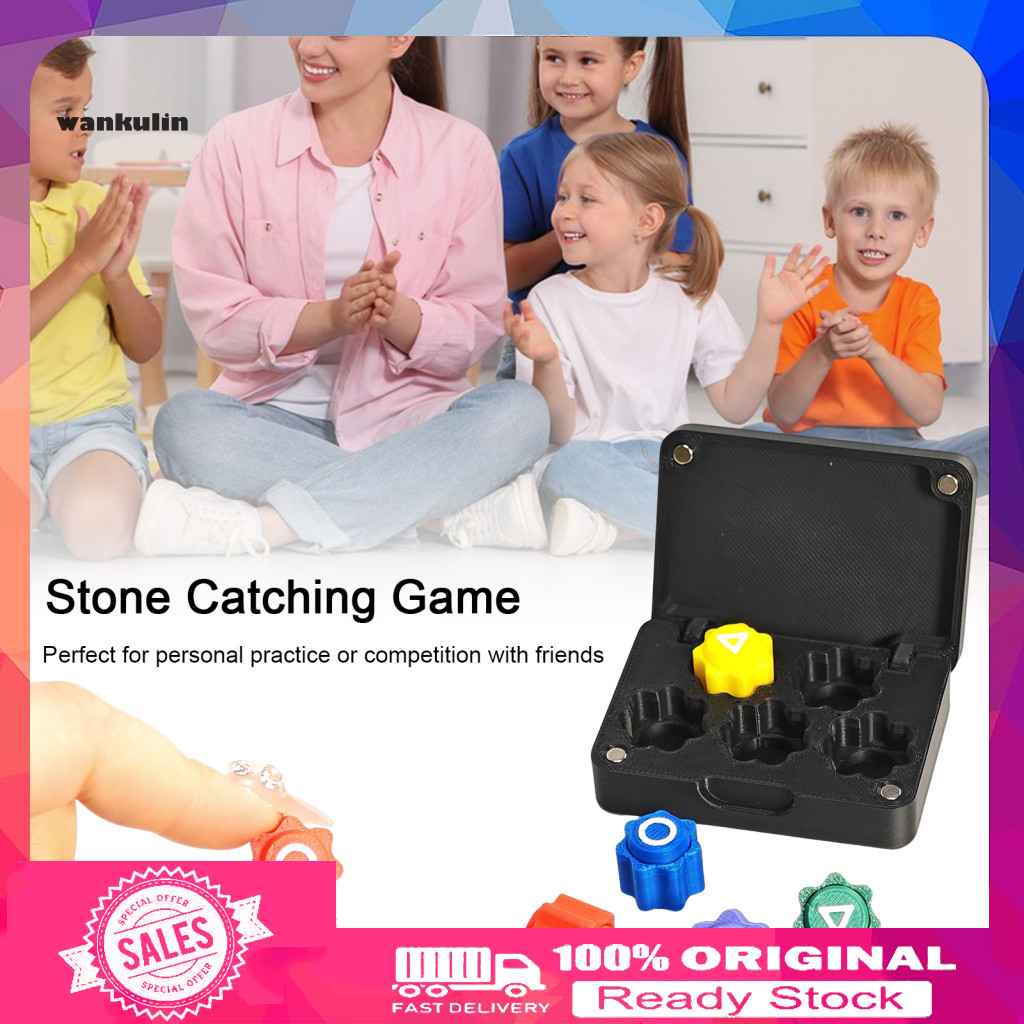 Jacks Stone Game Traditional Stone Game Korean Stone Catching Game Set ...