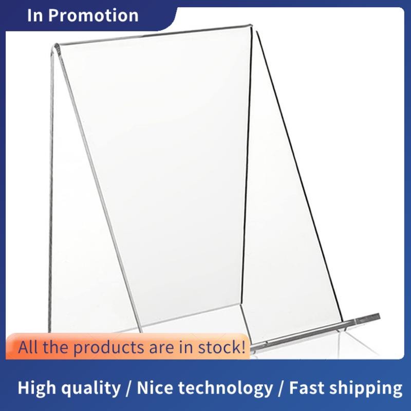 Acrylic Book Stand with Ledge,Transparent Acrylic Display Easel, Clear ...