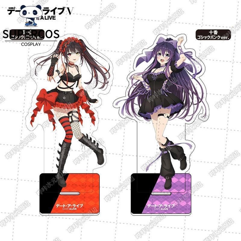 C105 Date A Live Standee Gothic Style Tokisaki Kurumi Tohka Acrylic ...