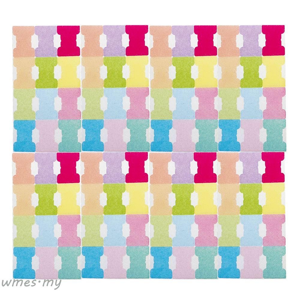 WMES1 Index Label Sticker Writable Multicolor File Tabs Planner ...