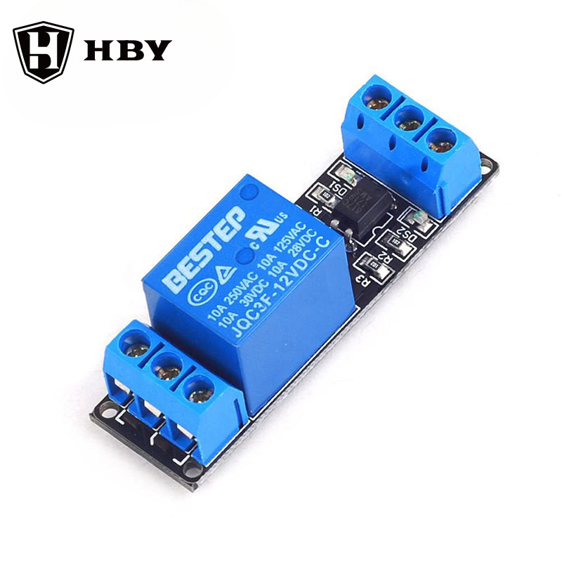 1 Channel 5V12V24V Electromagnetic Relay Module Optocoupler Isolation ...