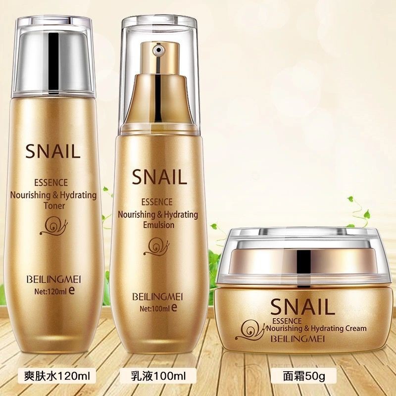 3115 People Collection Snail Original Liquid Lotion Set Facial Cleanser