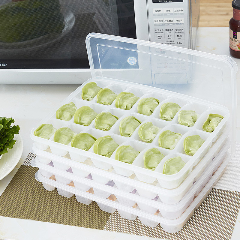 Dumpling Box Refrigerator Fresh-Keeping Storage Box Frozen Dumpling Non ...