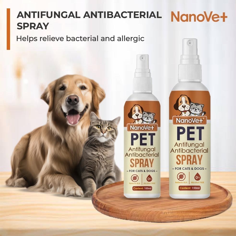 Nanovet Antifungal Antibacterial Spray 100ml/150ml | Shopee Malaysia
