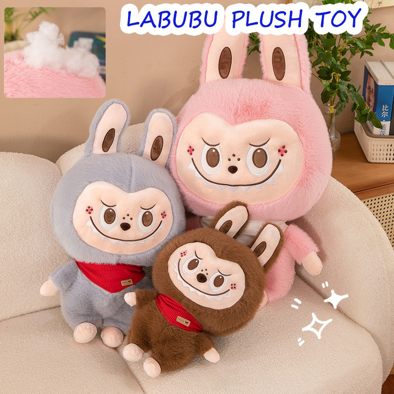 Funny LABUBU Plushie Doll Cartoon Plush Toy Doll Cute Labubu Doll ...