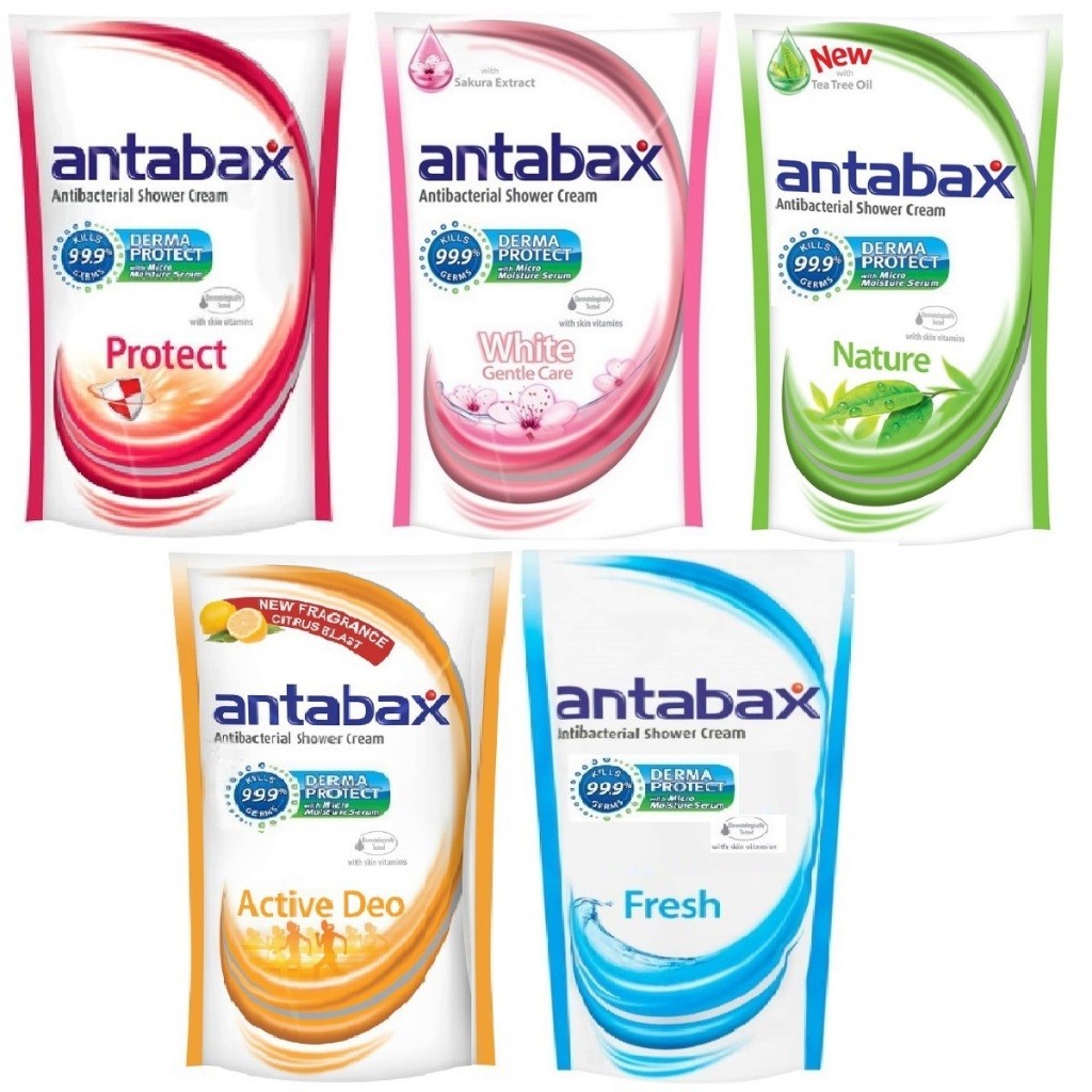Antabax Antibacterial Shower Cream (850ml x 1 - Refill) Body Wash ...