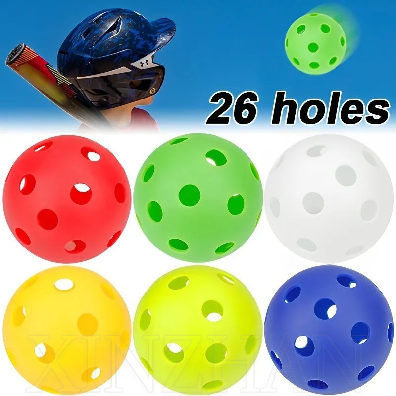 Sensory Sport Training Plastic Baseballs - 26 Holes Eva Super Soft ...