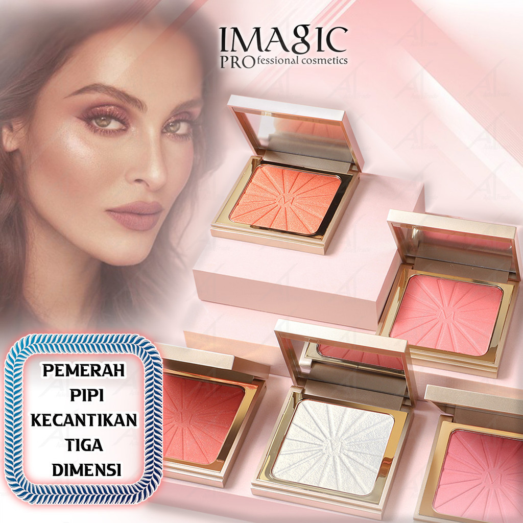 IMAGIC Highlight Blush Powder Playful Bear Finely Crushed Pearls ...