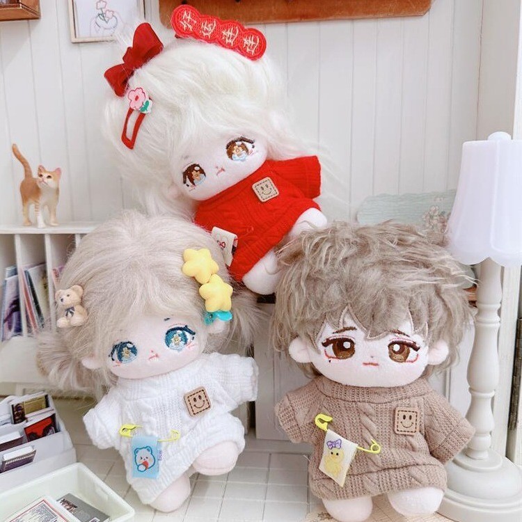 Baby Clothes 10cm Humanoid Doll Starfish Body 20cm Plush Cartoon ...