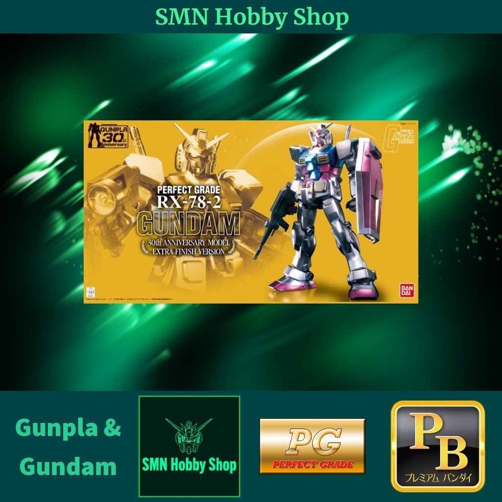 PG 1/60 RX-78-2 Gundam 30th Extra Finish Ver Limited Gunpla Gundam ...