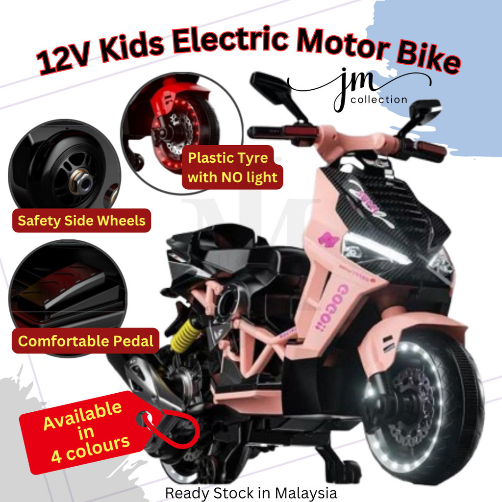 Ready Stock !!! 12V Ducati Italjet Motorcycle For Kids Ride-On Electric ...