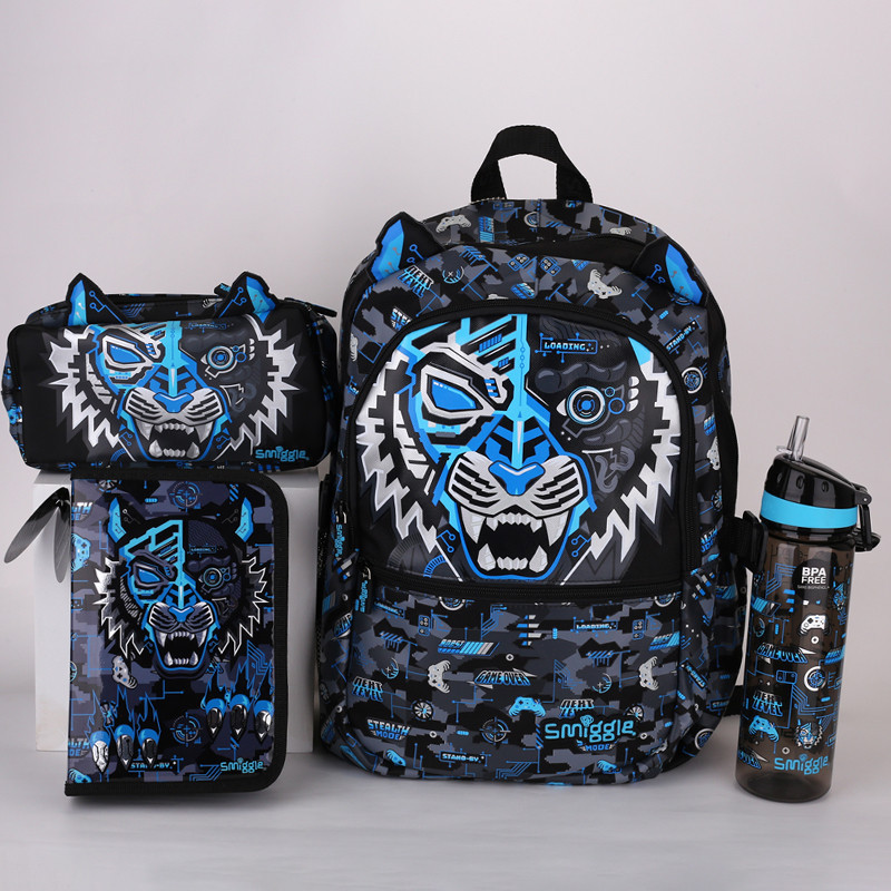 Australian Schoolbag smiggle Elementary School Students Tiger Backpack ...
