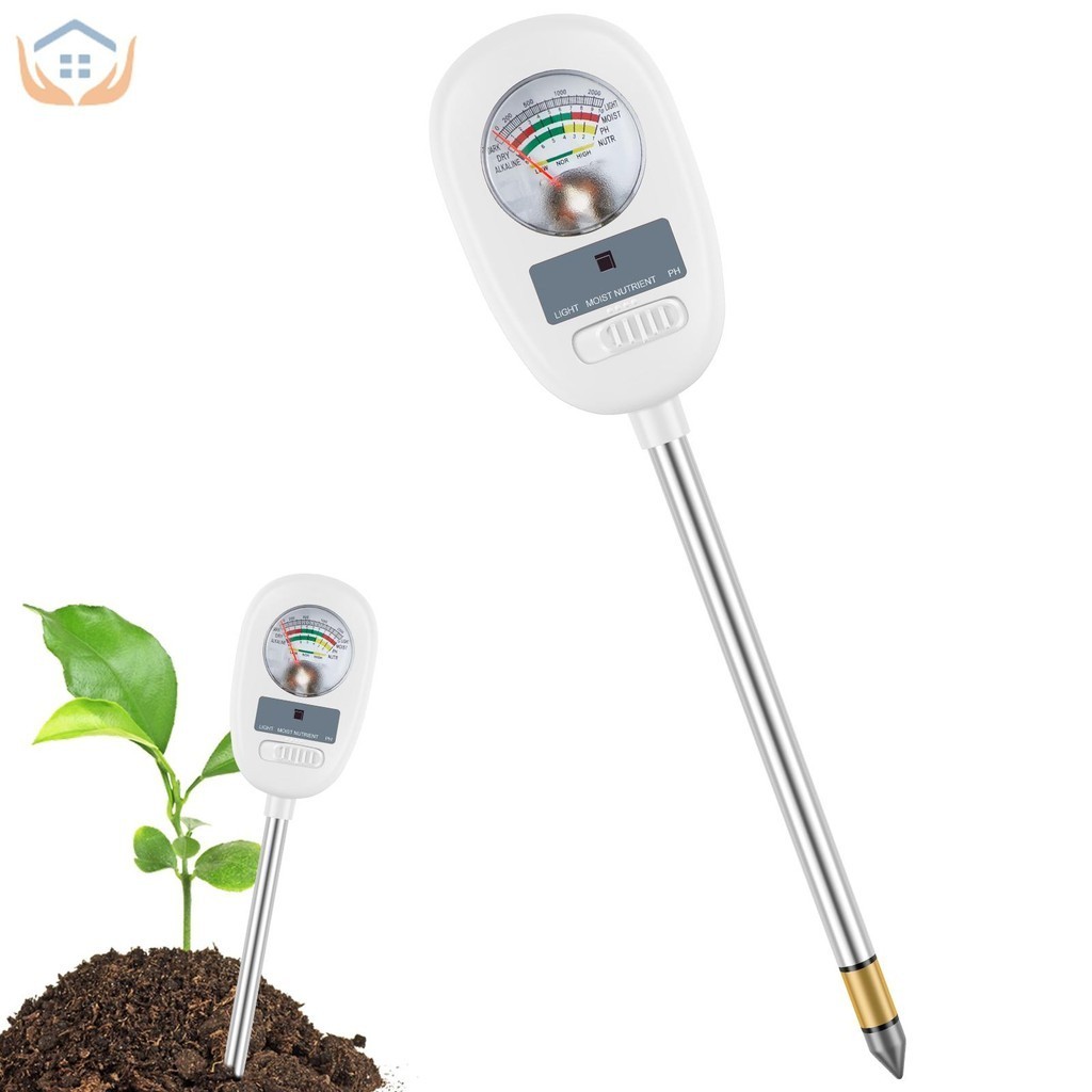 Soil Tester 90° Rotatable Soil Moisture Meter Accurate Soil PH Tester ...