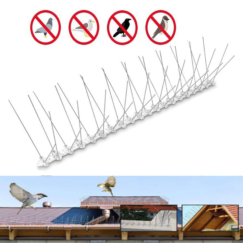 50cm Expelling Bird Repellent Mat Spikes Device Dashboard Stainless ...
