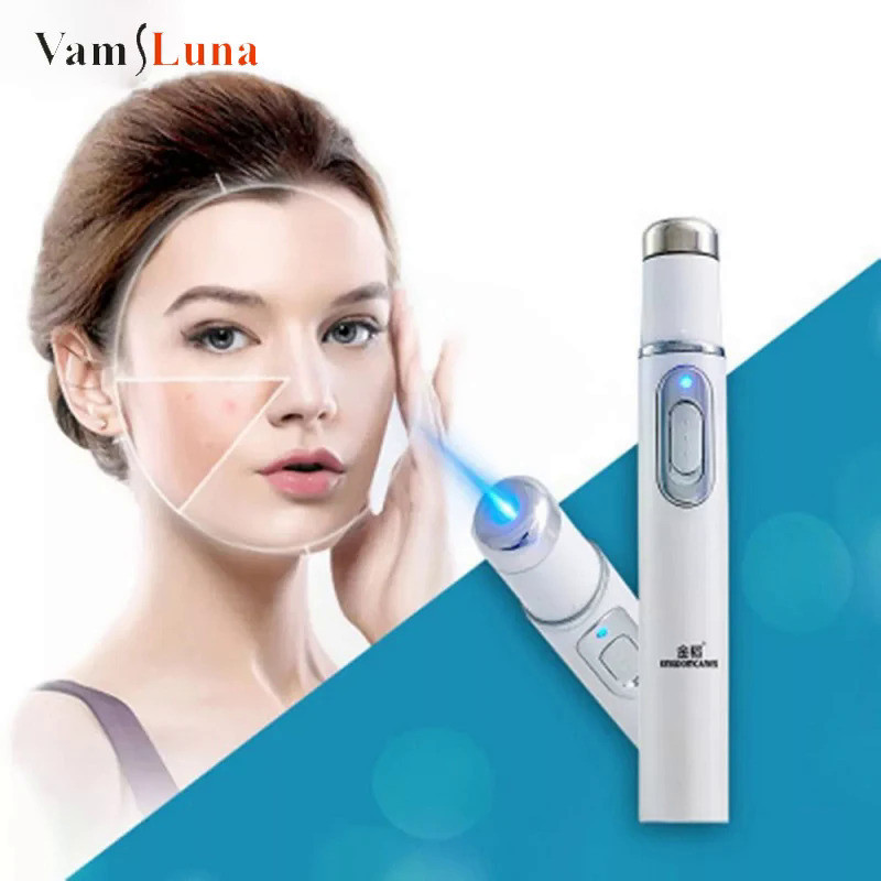 Medical Electronic Blue Light Therapy Laser Treatment Pen Spots Laser ...