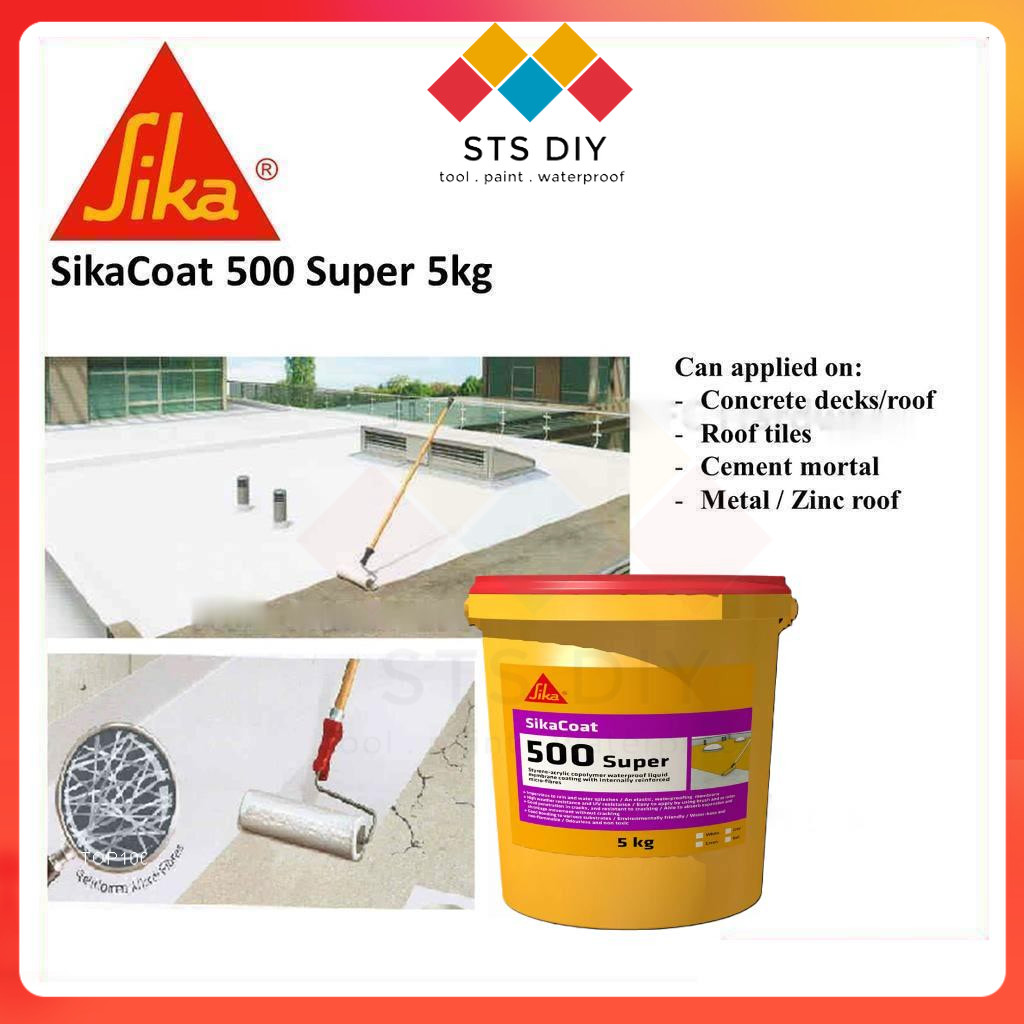 SIKACOAT 500 Super Waterproofing Coating 5KG / Leakage Protection ...