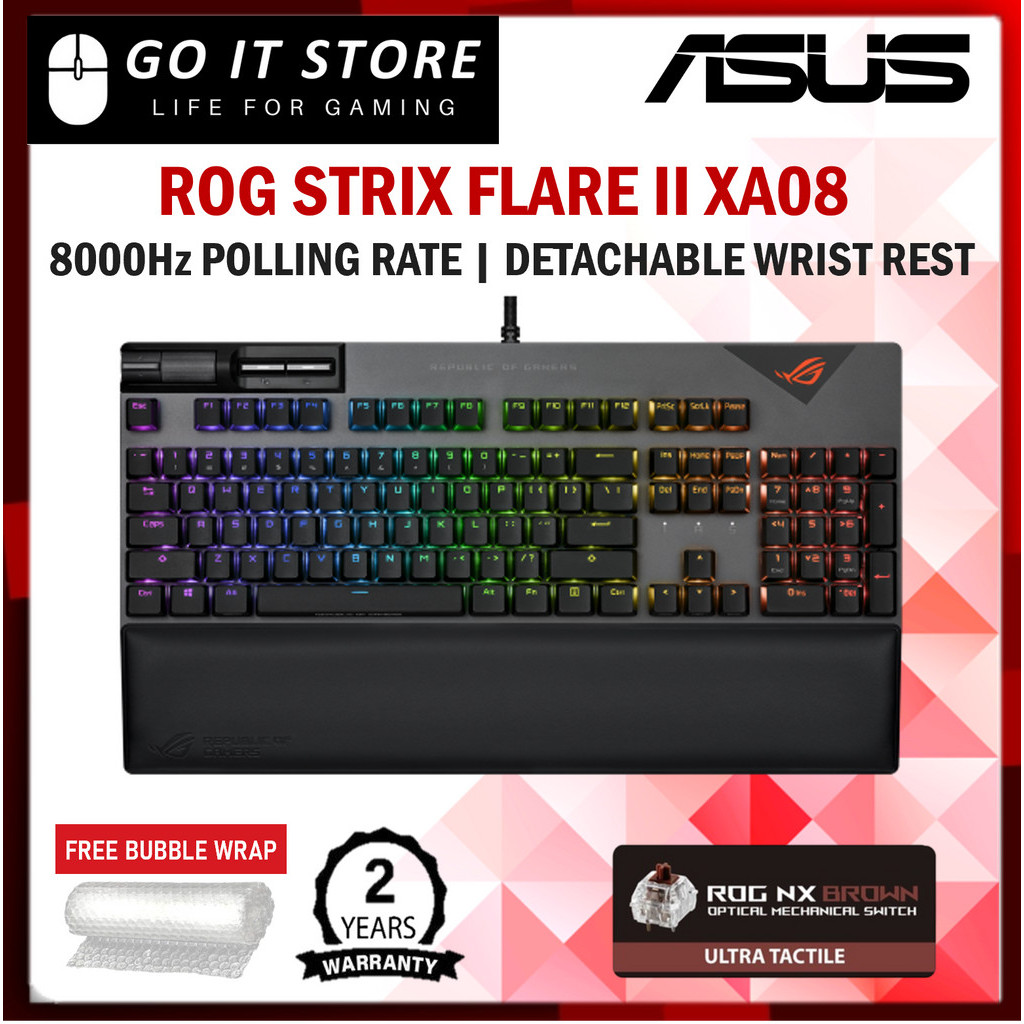 Asus Keyboard ROG Strix Flare II (XA08) Nx Switch Gaming Keyboard ...