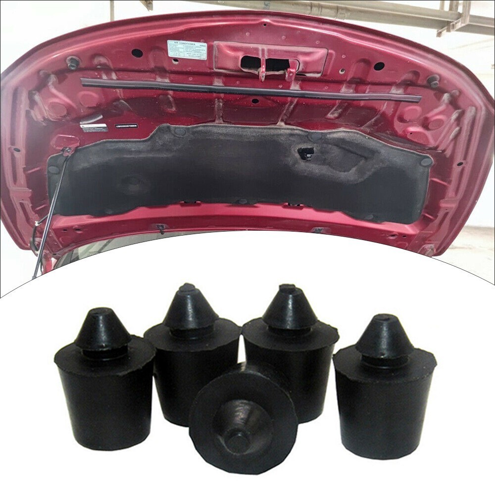 (MULSTORE) 5pcs Car Bumper Hood Bonnet Pad Protector Rubber Buffer for ...