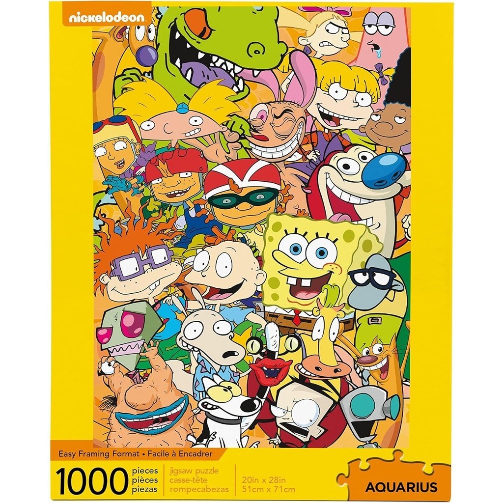 Nickelodeon 90s Puzzle (1000 Piece Jigsaw Puzzle) - Officially Licensed ...