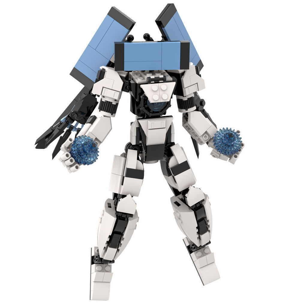 453Pcs Lego Skibidi Toilet Titan Titan Computer Man Building Blocks ...