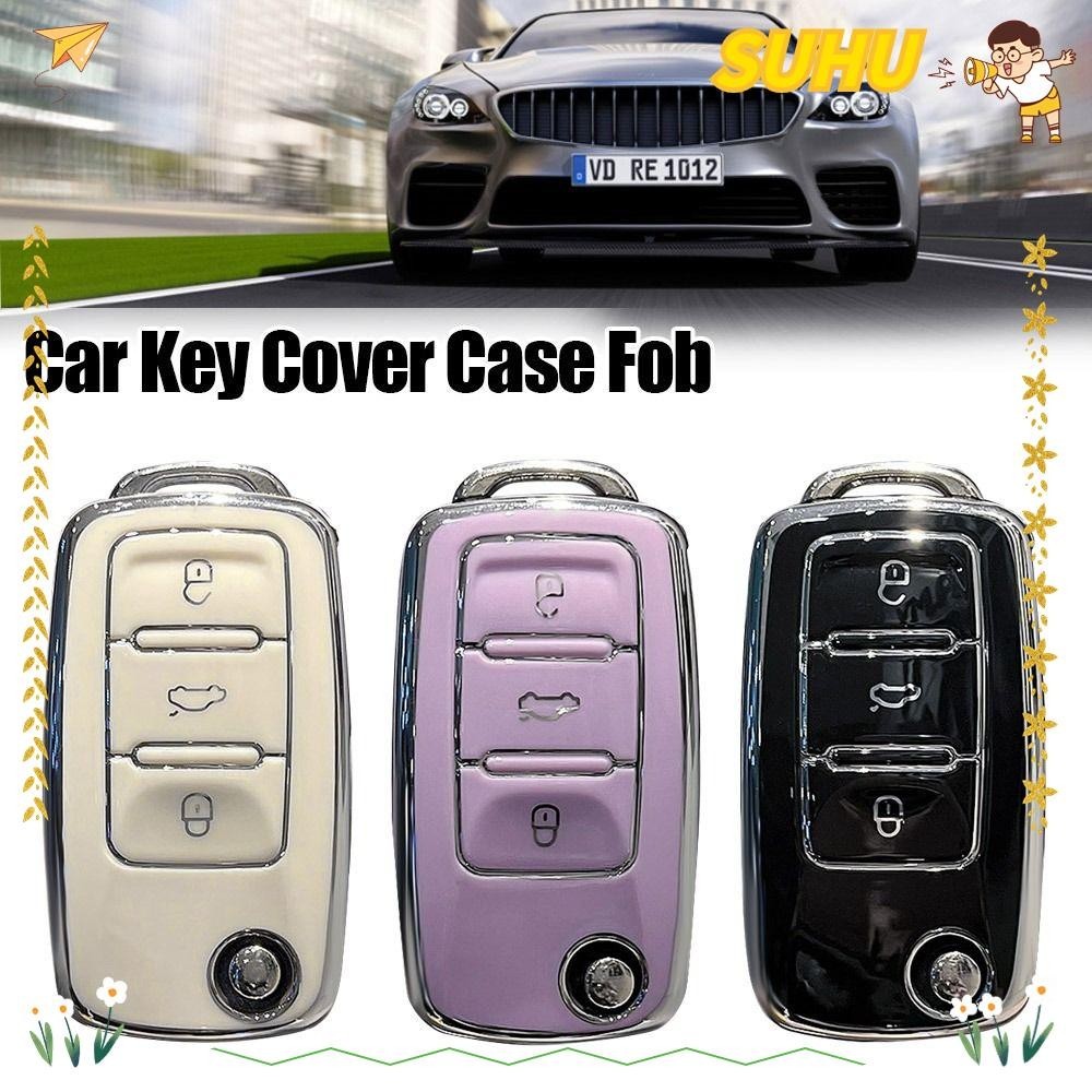 SUHU Key Cover, Holder Key Protector Car Key , Fashion Protection Soft ...