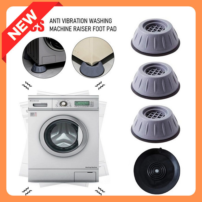 🔥 Washing Machine Base Anti Slip Anti Vibration Pads Stackable Fridge ...