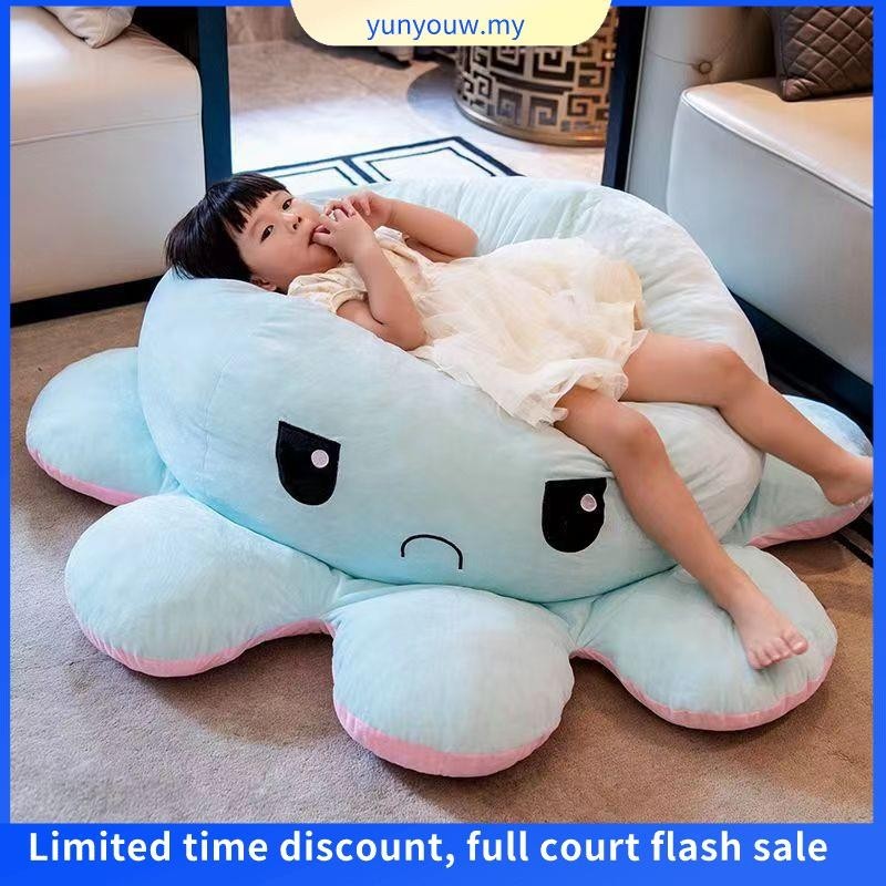 WH 90cm Face-changing Oversized Octopus Plush Toys Sotong Mainan Sumbat ...