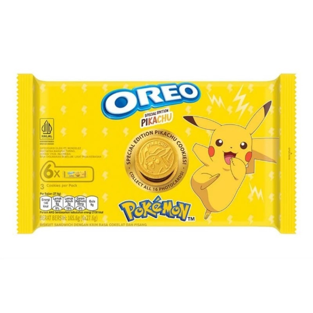 Oreo Pokemon Special Edition Multipack contains 6 packs of Chocolate ...