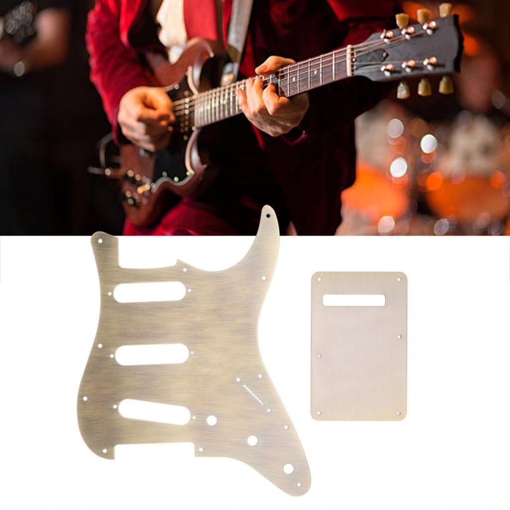 Cloudshop Electric Guitar Pickguard and Backplate Set Pick Guards ...