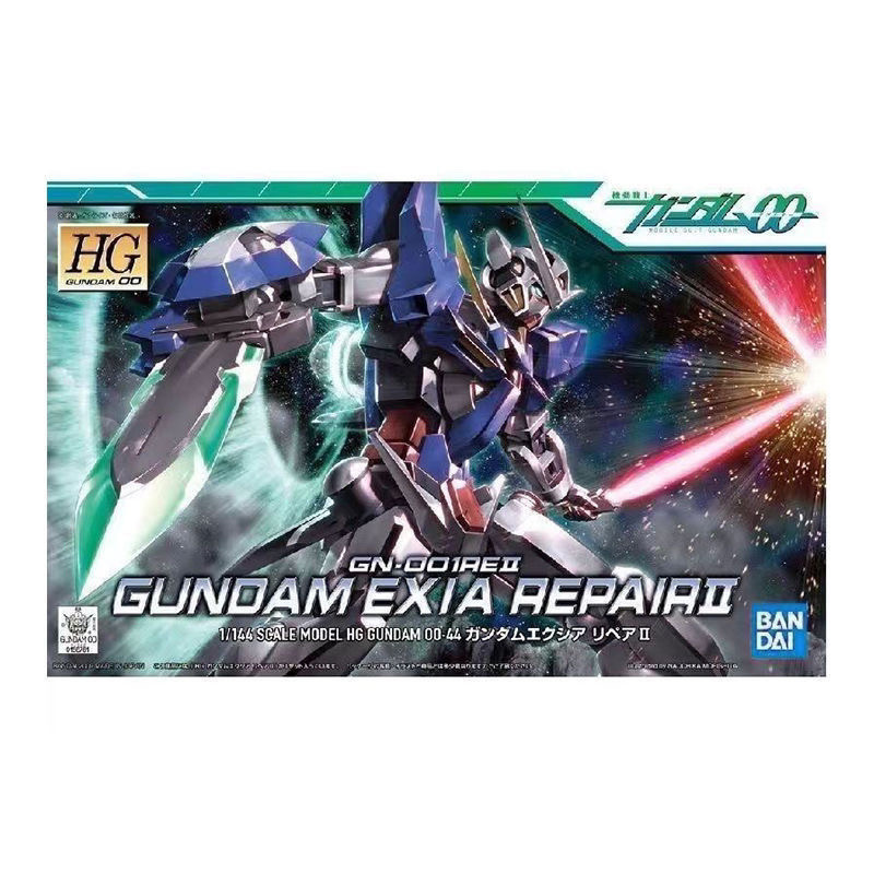 Ready Stock Bandai HG 00 44 Can Angel Gundam R2 Exia Repair Type II 1/ ...