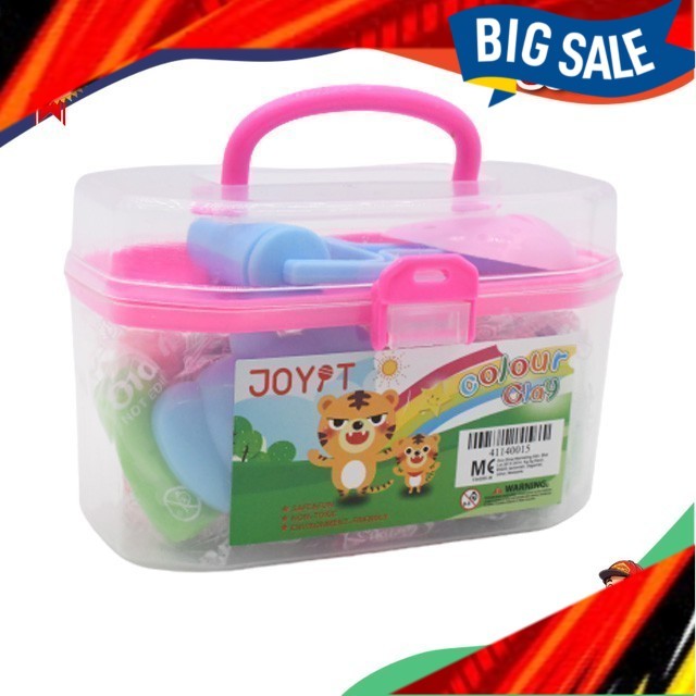 Set Plastisin, Plasticine and Tools Kit with Storage Box (12cm x 7cm x ...