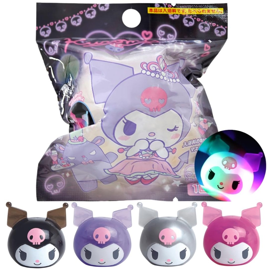 Santan Glowing Sanrio Kuromi Bathball 1 Piece Character Bath Salts ...