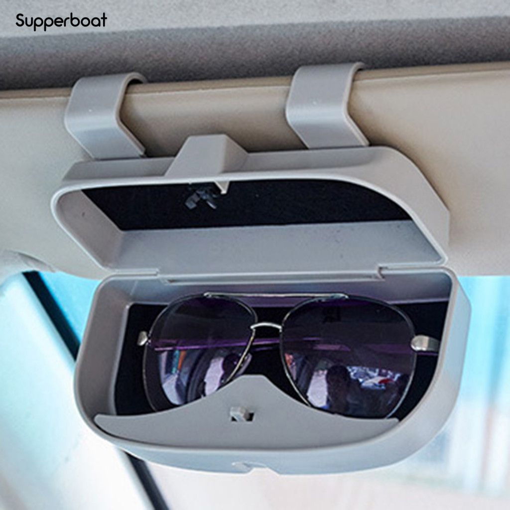 Car Sun Visor Glasses Holder Car Sunglasses Holder Clip for Sun Visor ...
