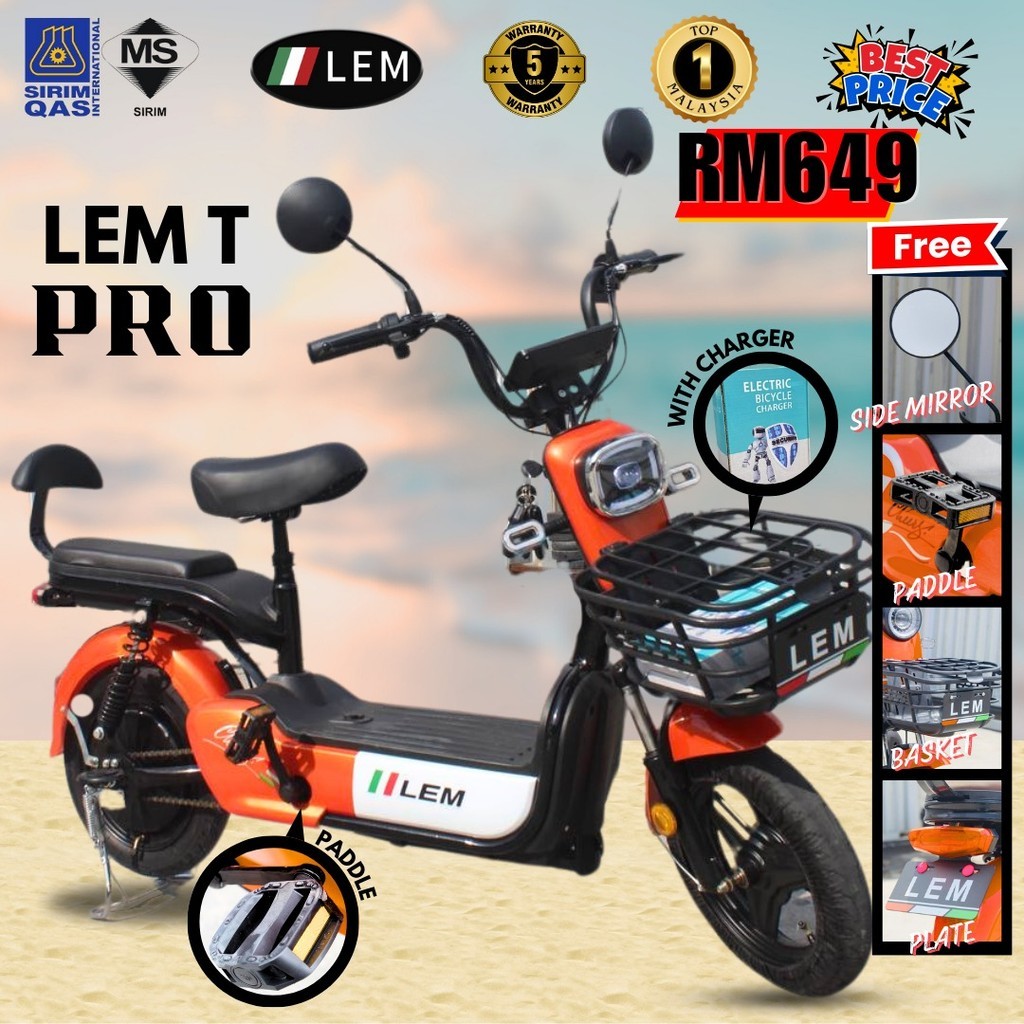 NEW!! BASIKAL ELEKTRIK LEM 2025 ELECTRIC BICYCLE/ ELECTRIC SCOOTER ...