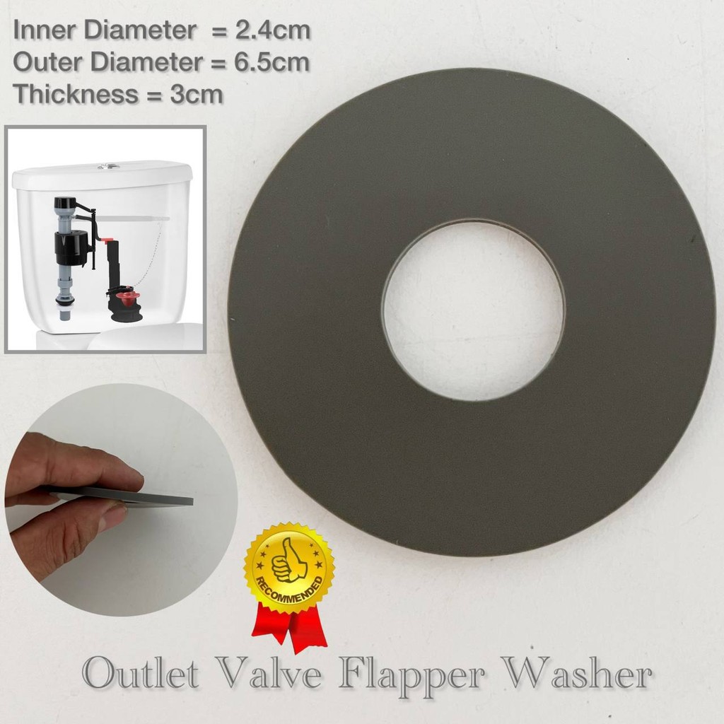 Outlet Valve Silicon Washer Flapper In Toilet Bathroom Cistern ...