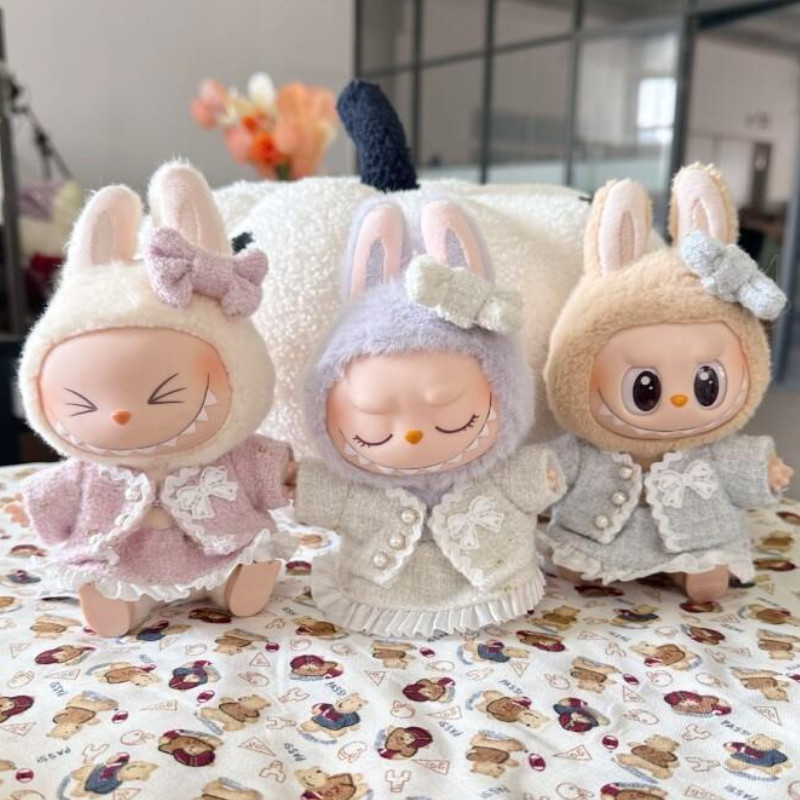 LABUBU V1 Clothing Set Labubu Sitting Party Series Small Fragrant Style ...