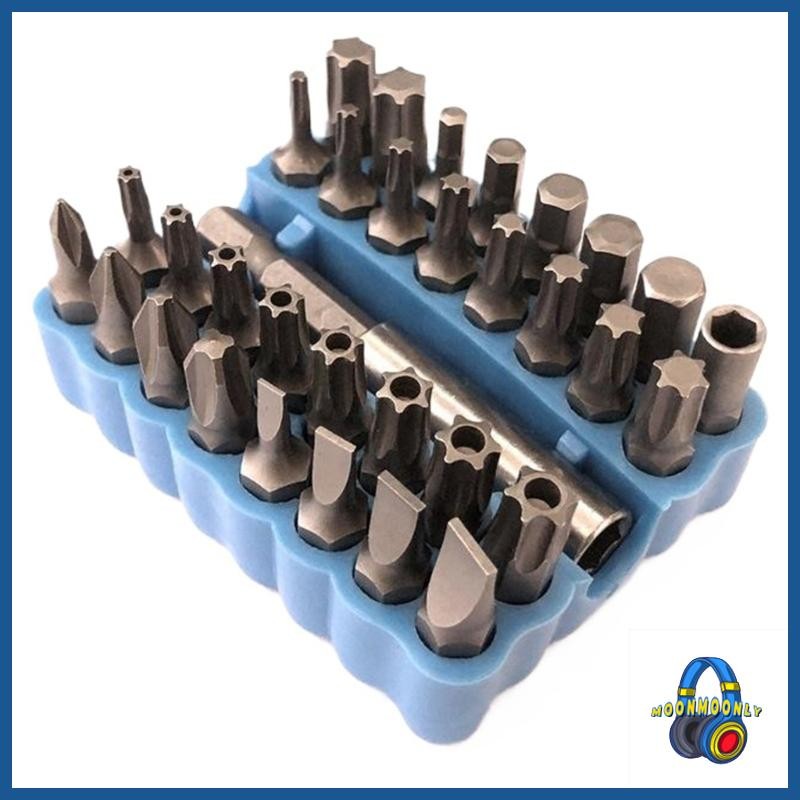 MOOMMY Tamper Proof Steel Magnetic Screwdriver Security Bits Set with ...