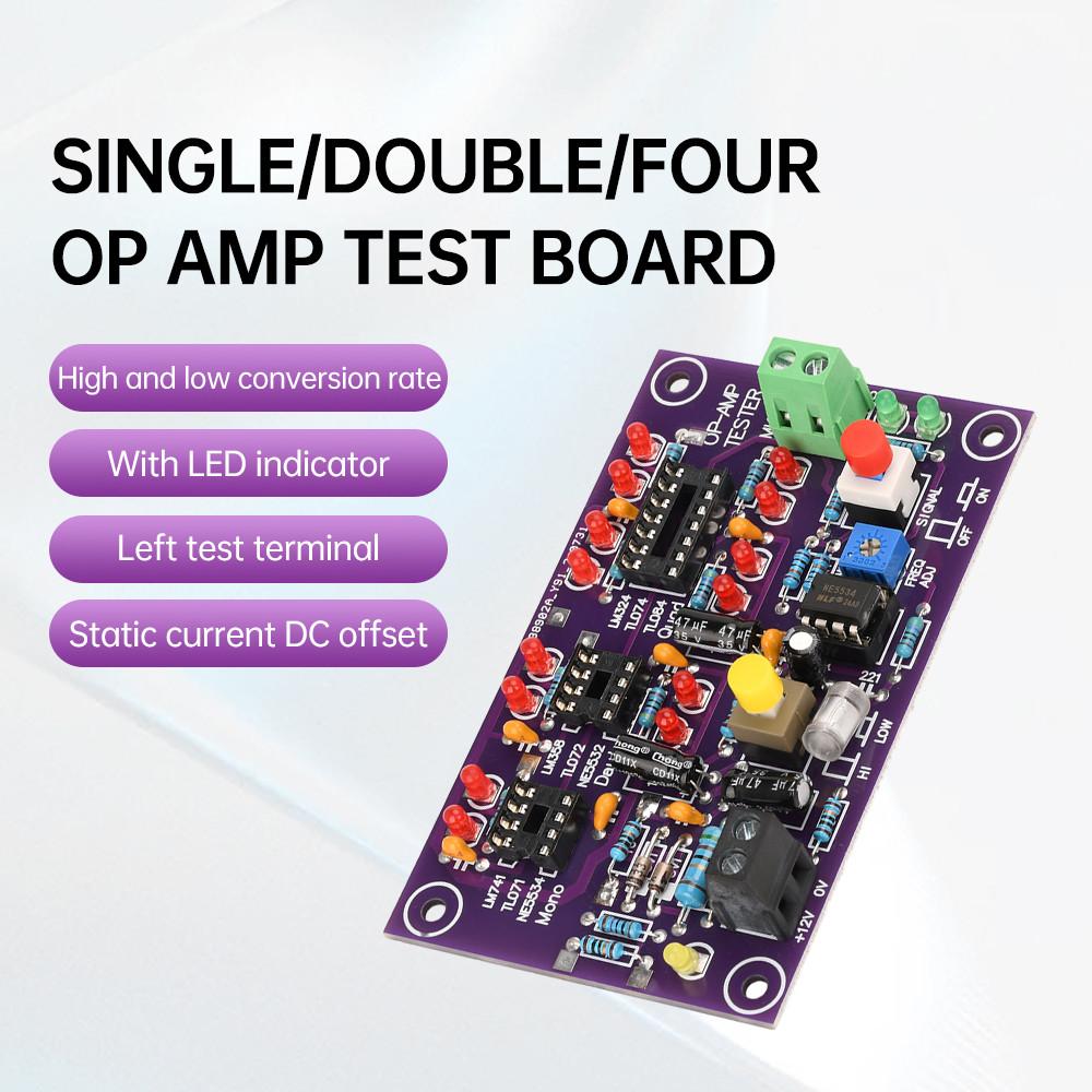 T2 Operational Amplifier OP AMP Tester For Single Mono Dual Quad OPAMP ...
