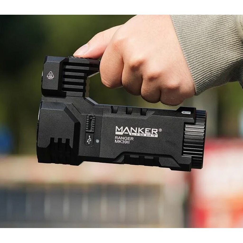 Mankerlight Ranger MK39 II Combo Spotlight and Floodlight Flashlight ...
