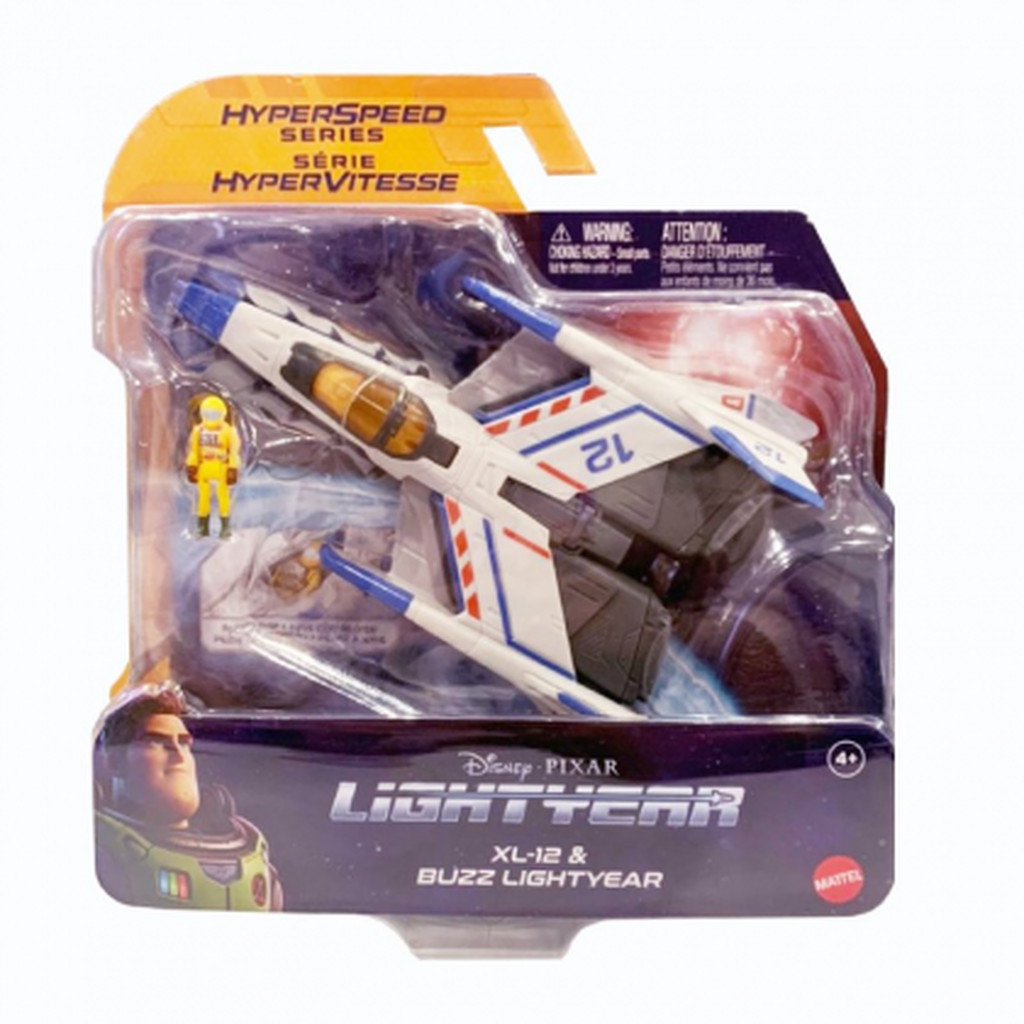Mattel Disney Pixar Lightyear Hyperspeed Series Xl-12 & Buzz (HHJ98 ...