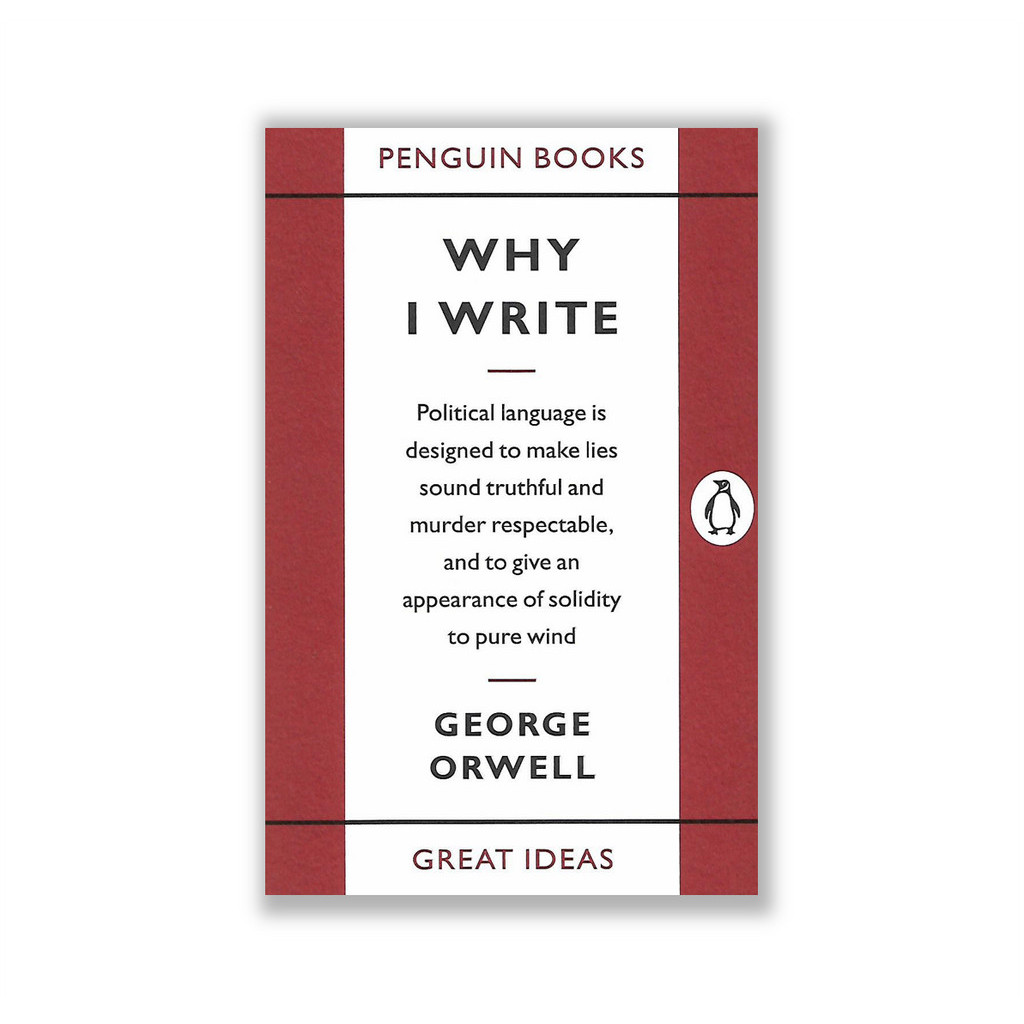 Why I Write, George Orwell | Shopee Malaysia
