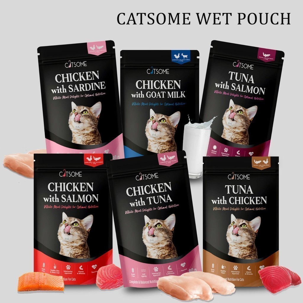 Catsome Pouch Complete & Balanced Nutrition For Cat 80g | Shopee Malaysia