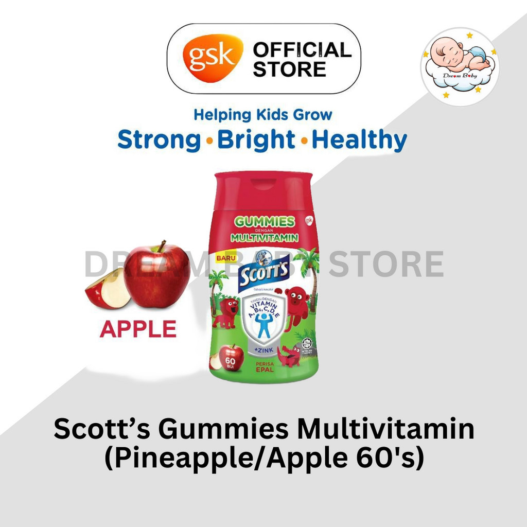 Scott's Gummies with Multivitamin - 2 Flavours (1 x 60's) | Shopee Malaysia