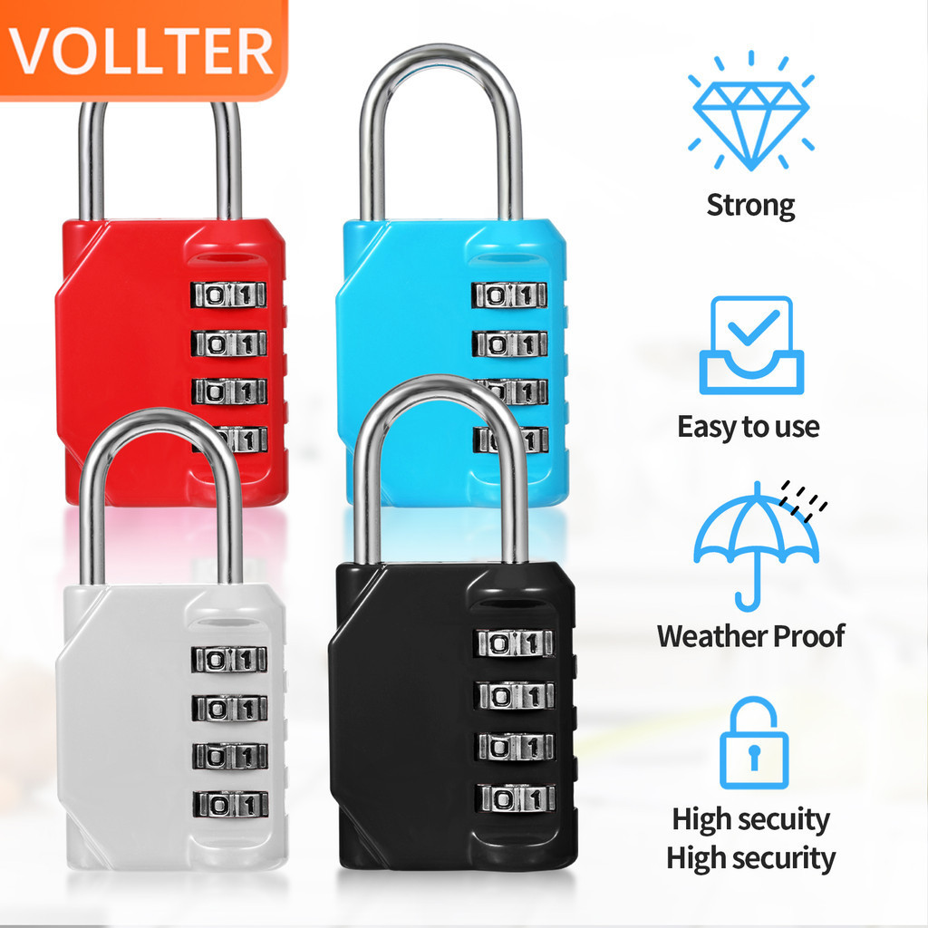 Digital Combination Lock Resettable Waterproof Outdoor Password Padlock ...