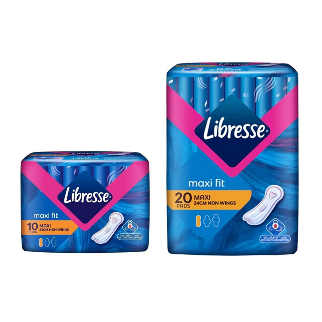 Libresse Maxi Non Wing 24cm (10 Pads,20 Pads) | Shopee Malaysia