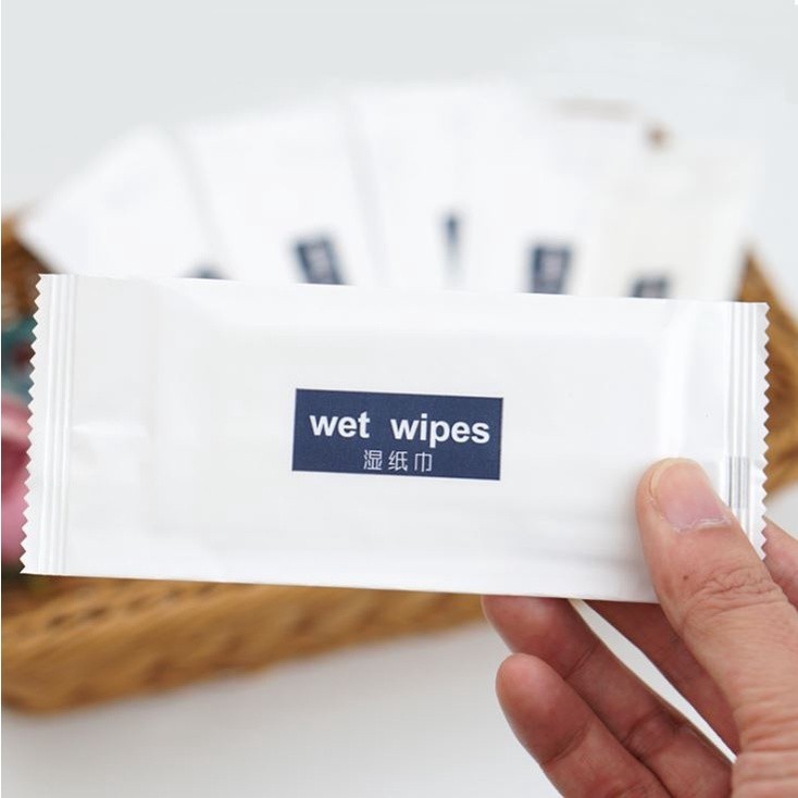 Wet Tissue Alcohol Free Anti Bacterial Hand Wipes Individual Packing ...