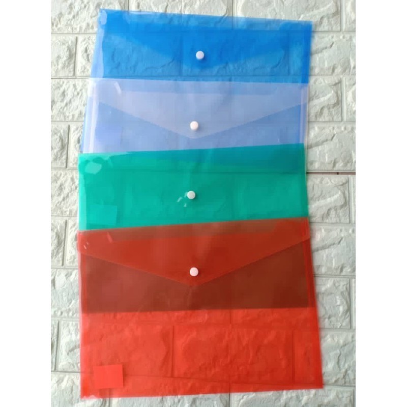 Astar A4 Transparent Document Button Bag/button File | Shopee Malaysia