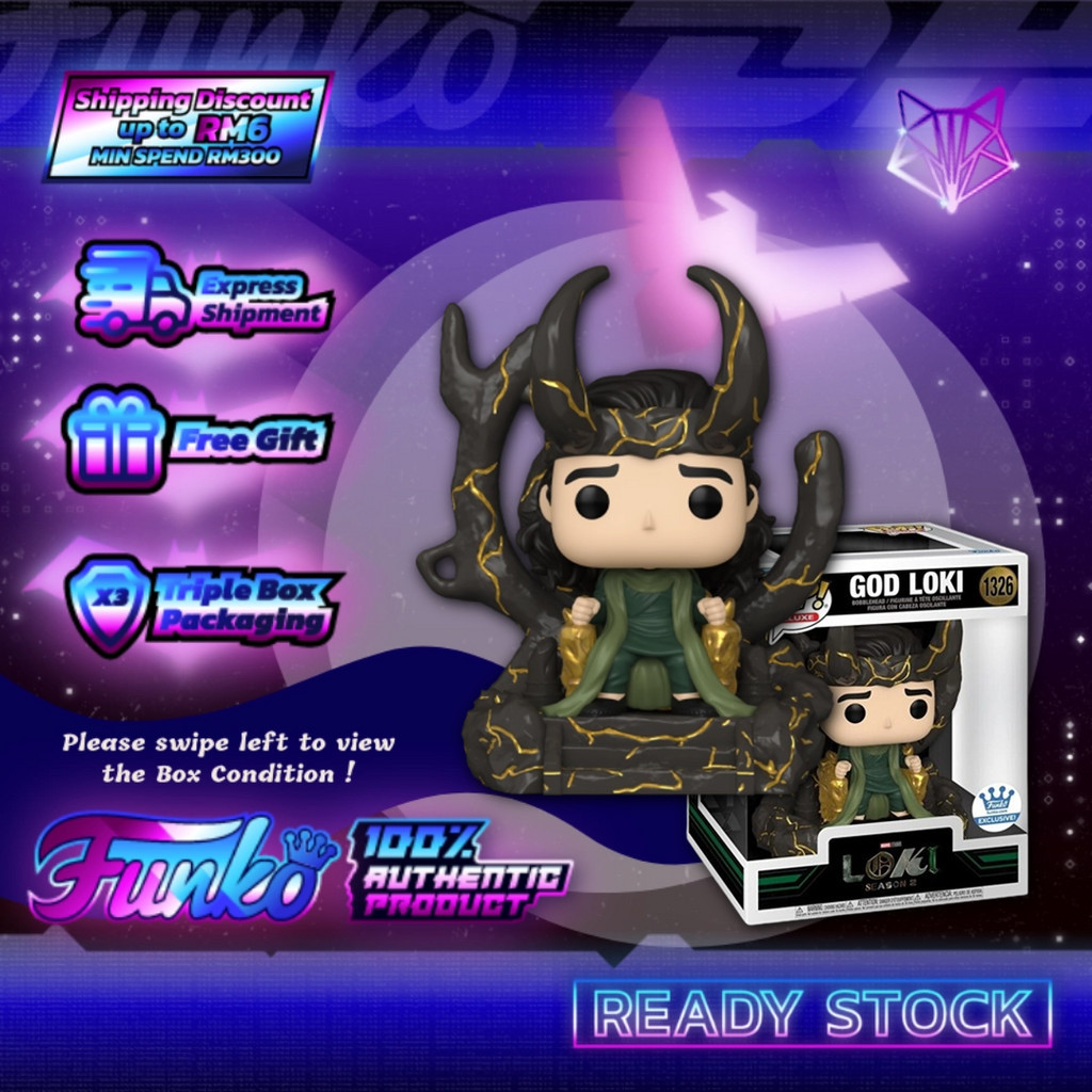 🦊[ 𝐑𝐄𝐀𝐃𝐘 𝐒𝐓𝐎𝐂𝐊 ]🦊 𝐅𝐔𝐍𝐊𝐎 𝐏𝐎𝐏 ! Deluxe Marvel: Loki Season 2 - God Loki Funko Shop Exclusive 6 ...