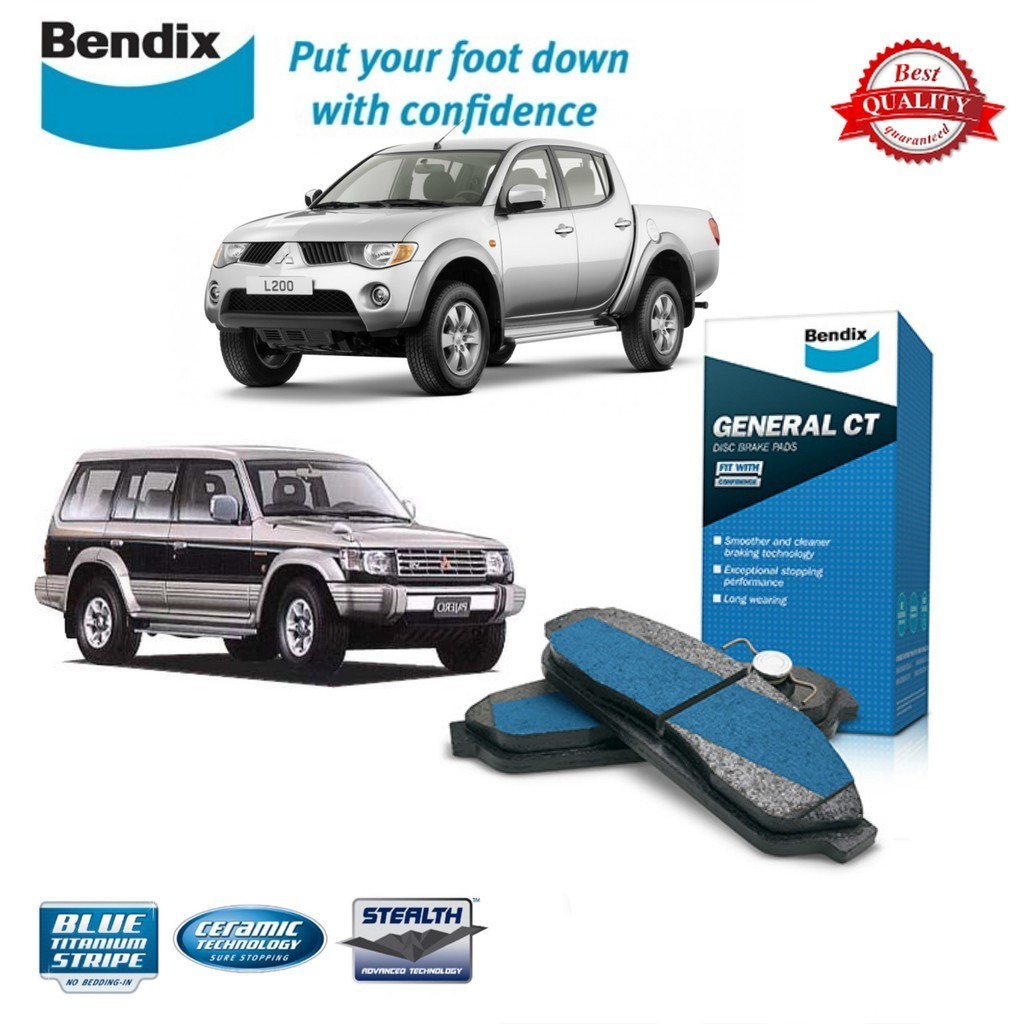 Original Bendix DB1113GCT Front Brake Pad - Mitsubishi L200/ L49 ...